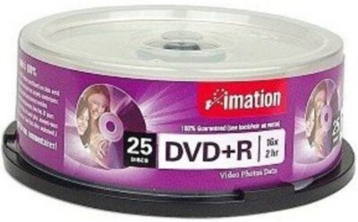 Imation DVD+R 4.7GB 8X 25 Disc Spindle - Sealed | eBay
