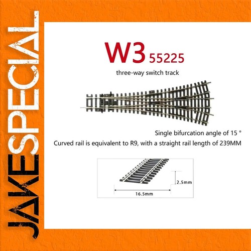 JakeSpecial – W3 Three-Way Track Model for HO Scale Trains | eBay