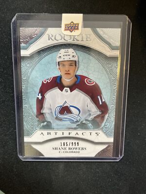 20-21 UD Artifacts Hockey Rookie RED188 Shane Bowers /999 NJ Devils | eBay