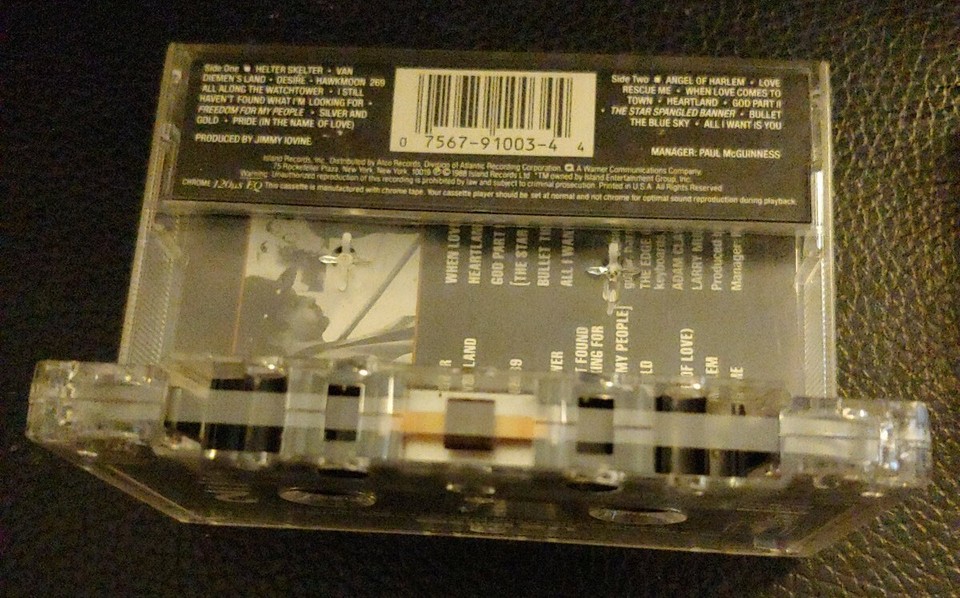 U2 - Rattle and Hum - Cassette | eBay