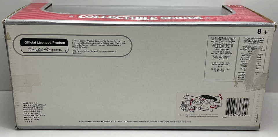 Anson - White 1947 Cadillac Series 62 - 1:18 Scale | eBay