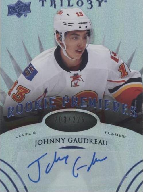 2014-15 Upper Deck Trilogy - Level 2 Rookie Premieres Autographs Johnny ...