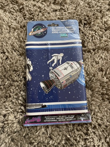 NASA Space Astronaut Wall Border Self Adhesive 6 3/4” X 5 Yd Imperial ...