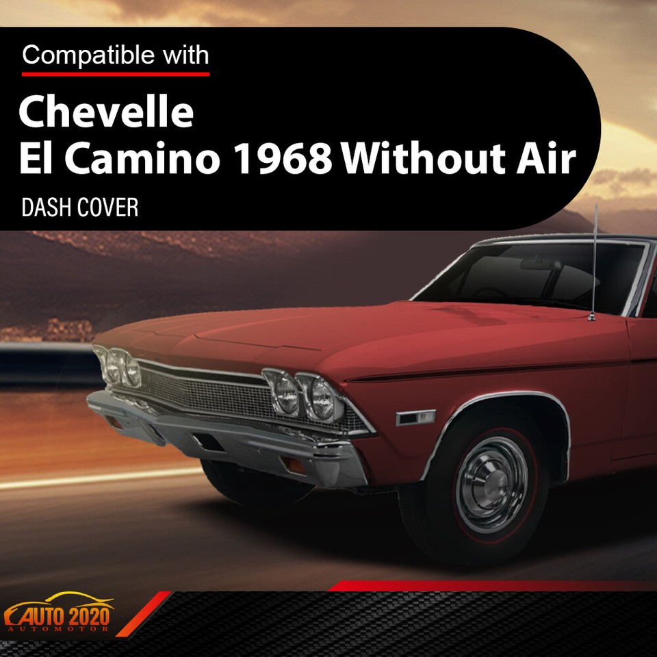 Fit For 1968 Chevelle El Camino Dash Instrument Panel Bezel Without Air ...