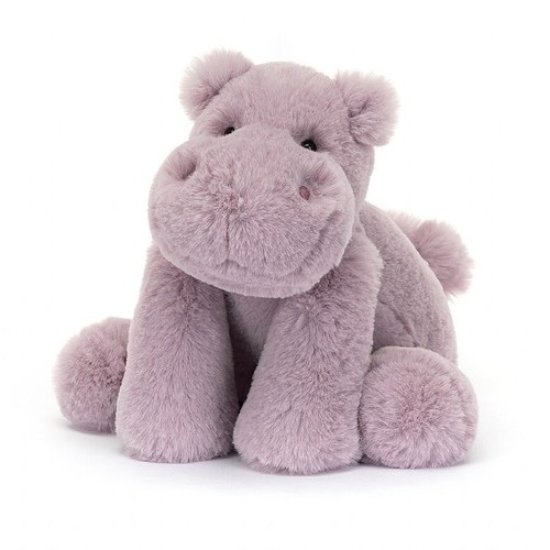 Jellycat Medium Smudge Hippo Soft Toy Lilac Purple - Brand New | eBay