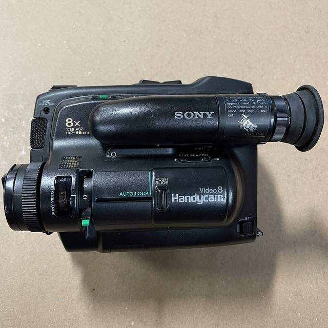 Sony Ccd-tr6 Video8 Handycam Video Camera Camcorder - Not Tested for ...