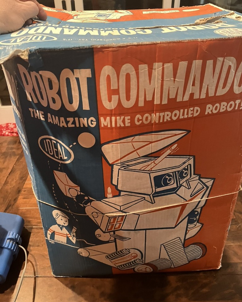 ROBOT COMMANDO 1961 by Ideal Vintage 100% Original (Read Below For ...