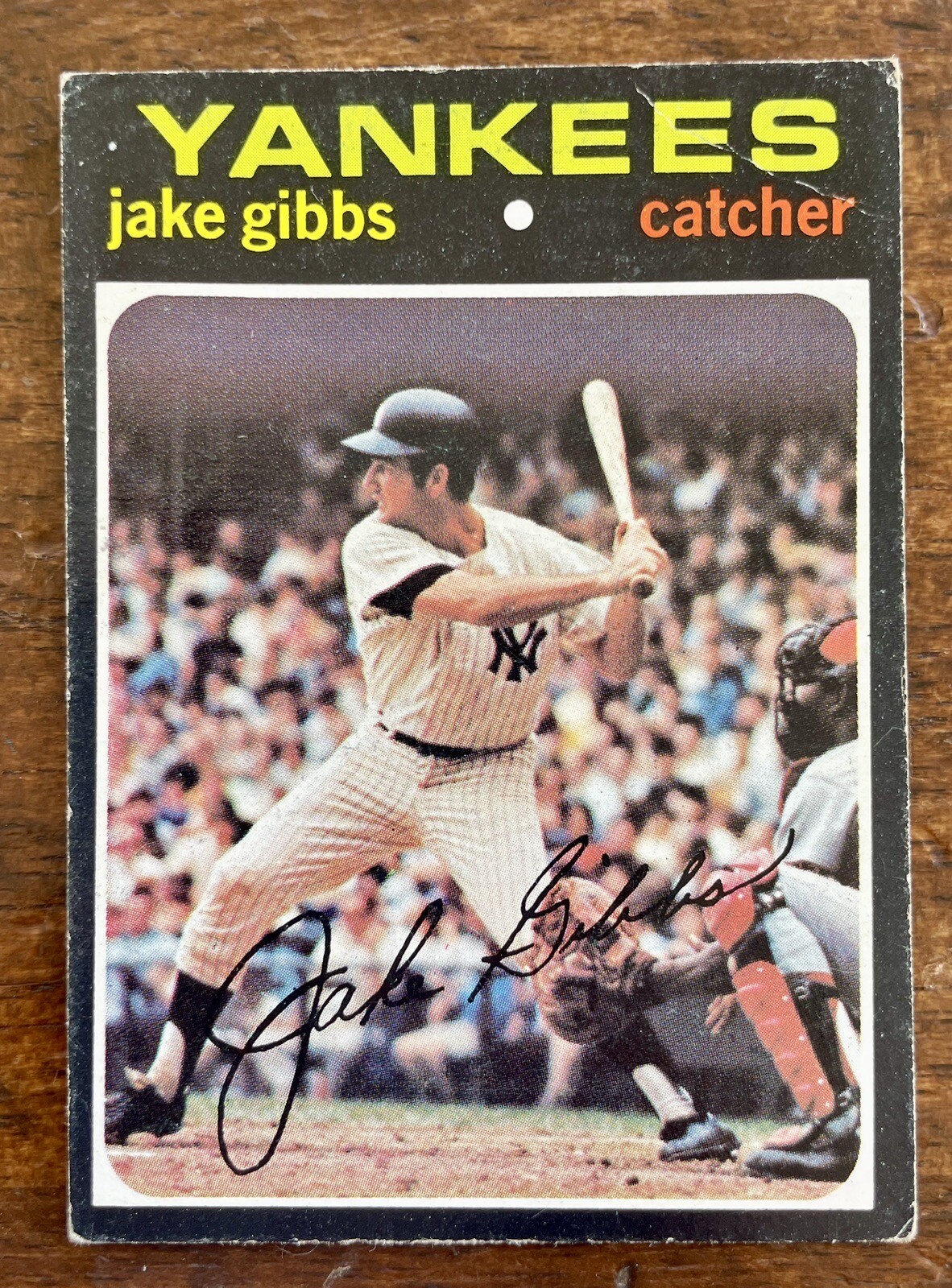 1971 TOPPS#382 JAKE GIBBS YANKEES EXMT+ | eBay