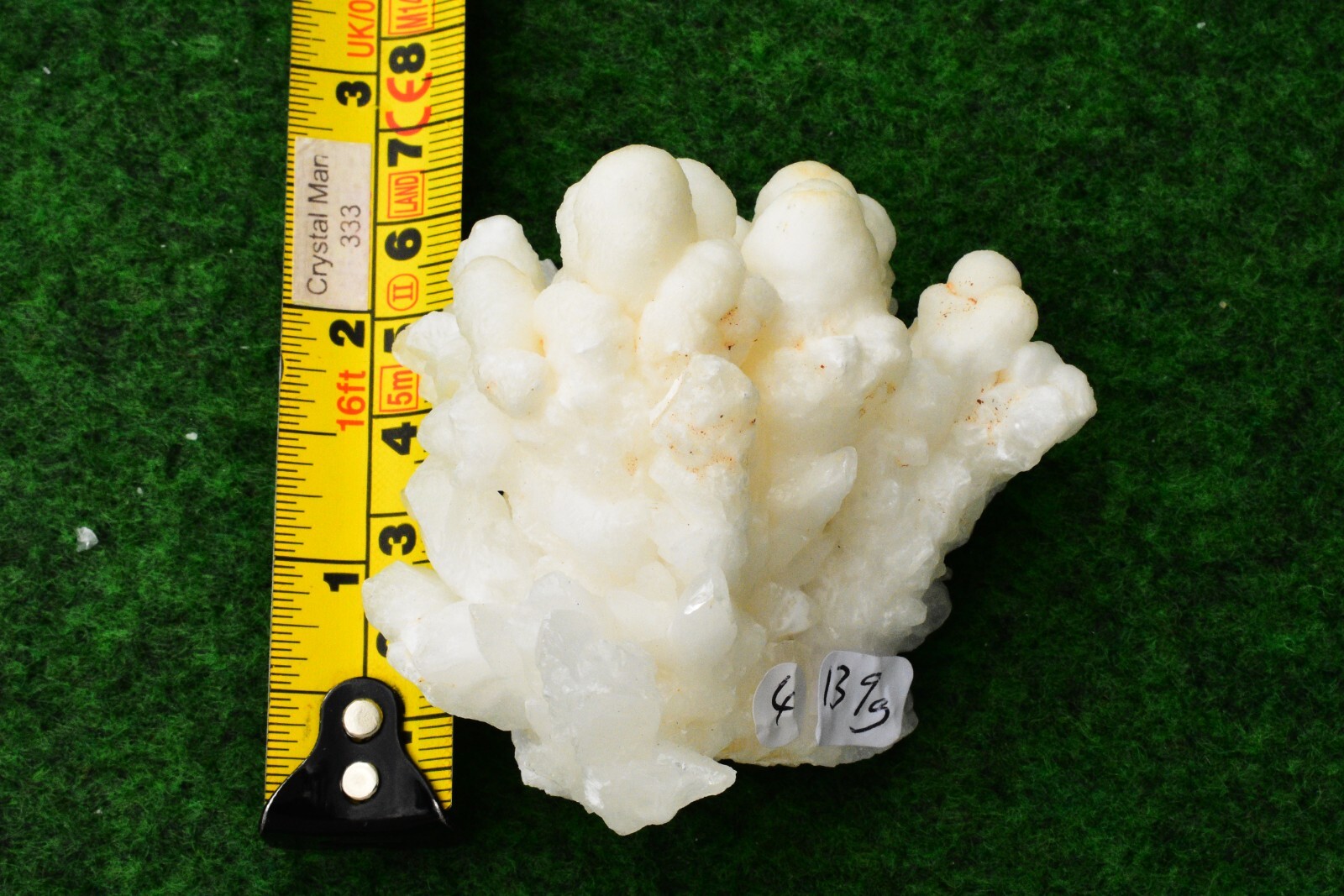 White Aragonite Cave Calcite Crystal Mineral Natural Aragonite Popcorn ...