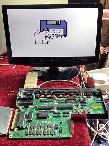 Amiga 500 Motherboard Rev 5 + A501 Memory Fully Populated Excellent ...