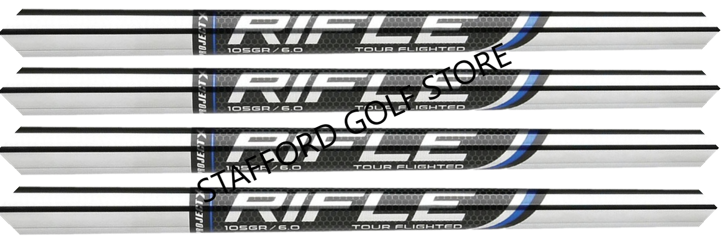 Project X Rifle Tour Flighted Steel Iron Shafts .370" Tip 105 Multiple ...