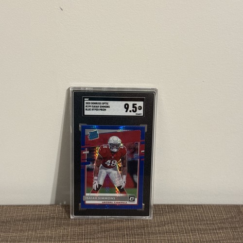 Isaiah Simmons 2020 Panini Donruss Optic Blue Hyper Rated Rookie Card ...