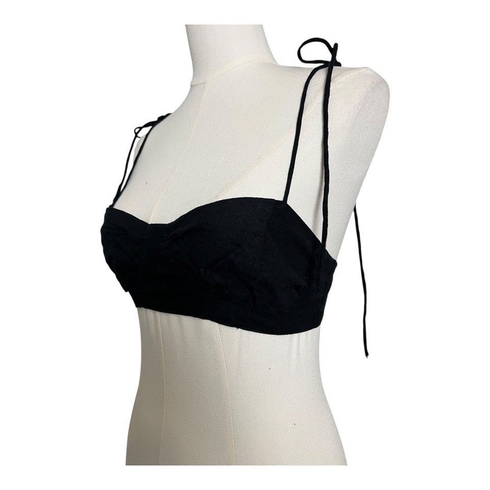 Black Bustier Festival Top Lovers + Friends Xs Shirt Concert Skimpy ...