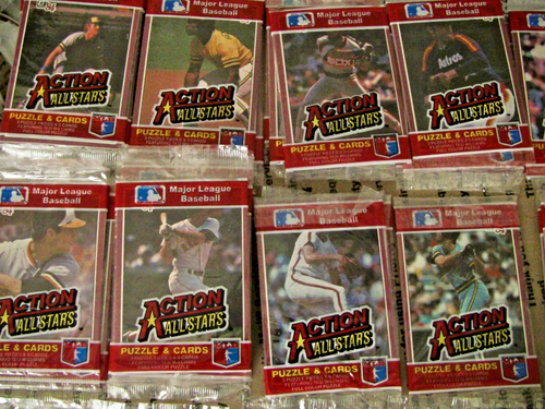 1984 DONRUSS ACTION ALL-STARS PUZZLE & CARDS PACK LOT OF 116 FACTORY SEALED | eBay
