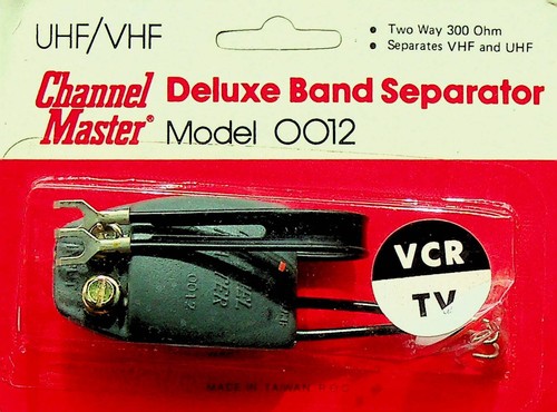 Channel Master - Deluxe Band Separator - Model 0012 - UHF/VHF - NIB | eBay