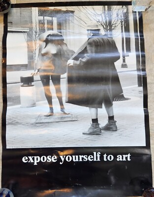 Vintage ORIGINAL 1981 Mike Ryerson Poster “Expose Yourself To Art ...