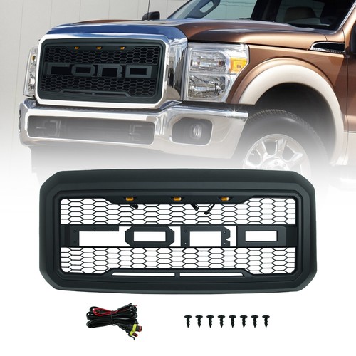 Front Grille For 2012-2016 Ford F250 Super Duty Raptor Style Grill ...