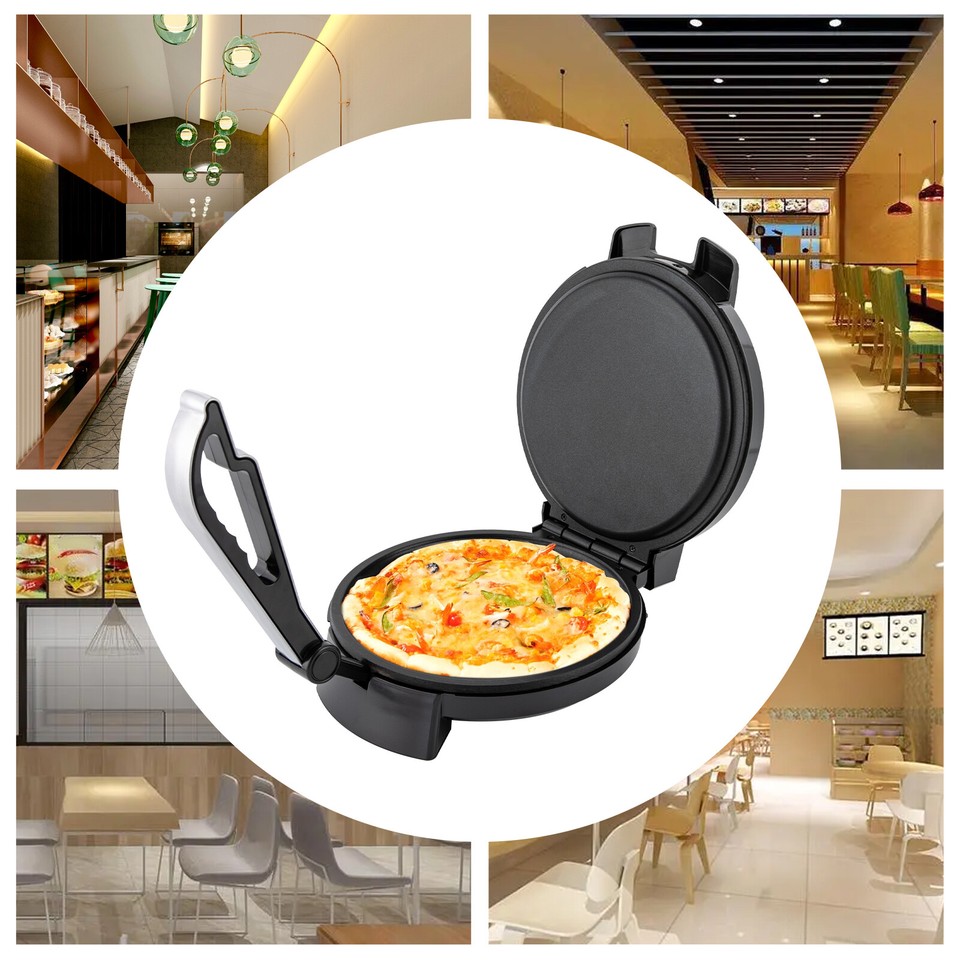 Electric Chapati Maker Flat Bread Naan Tortilla Fulka Roti Press ...