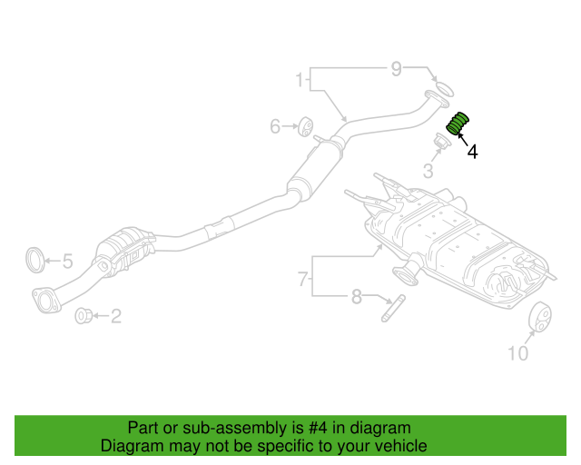 New OEM 2006 - 2023 Mazda MX-5 Miata Converter & Pipe Spring # BP48-40 ...