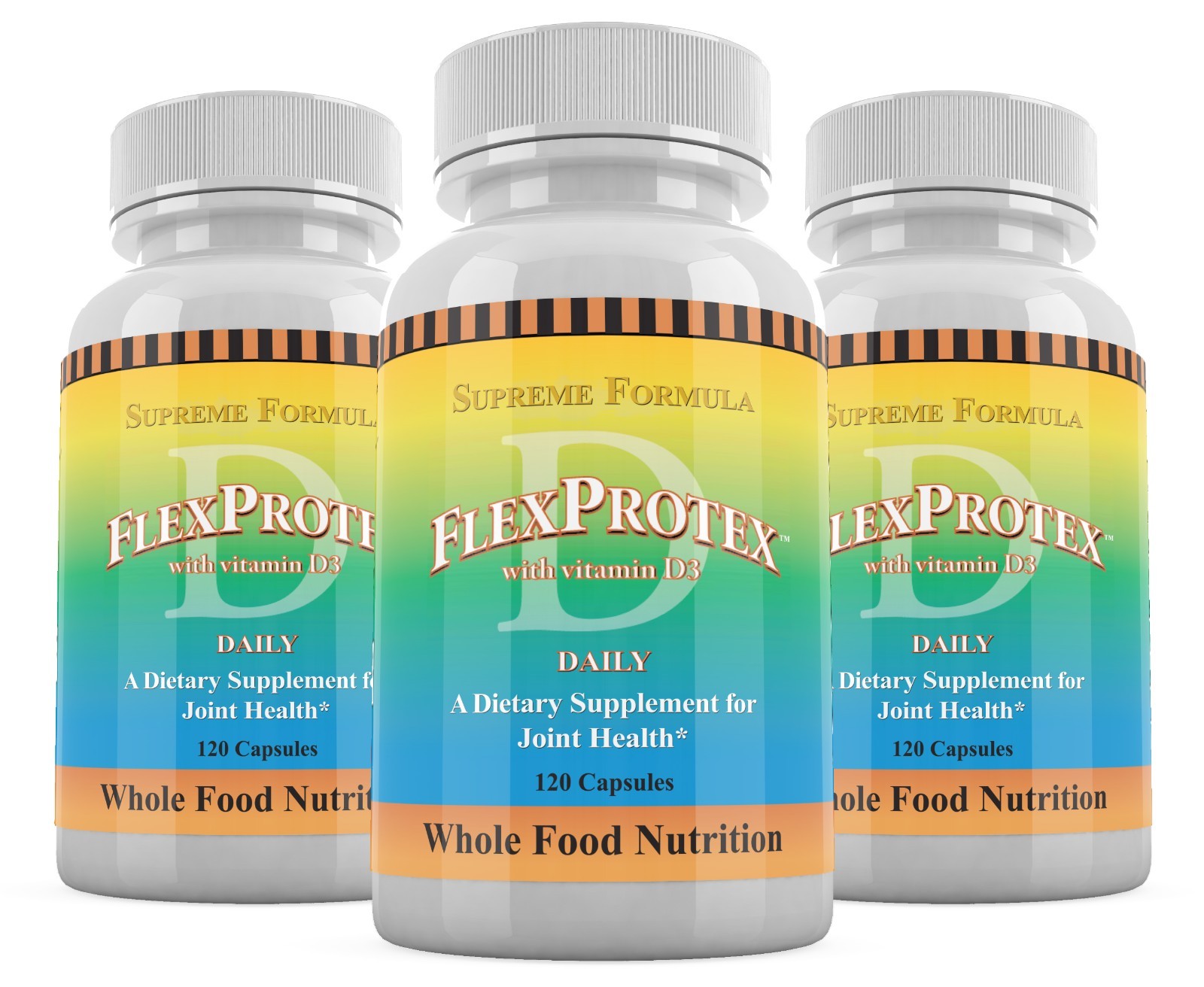 3 FlexProtex D Joint Pain Relief Arthri Flex Protex 360 Capsules EXP 12 ...