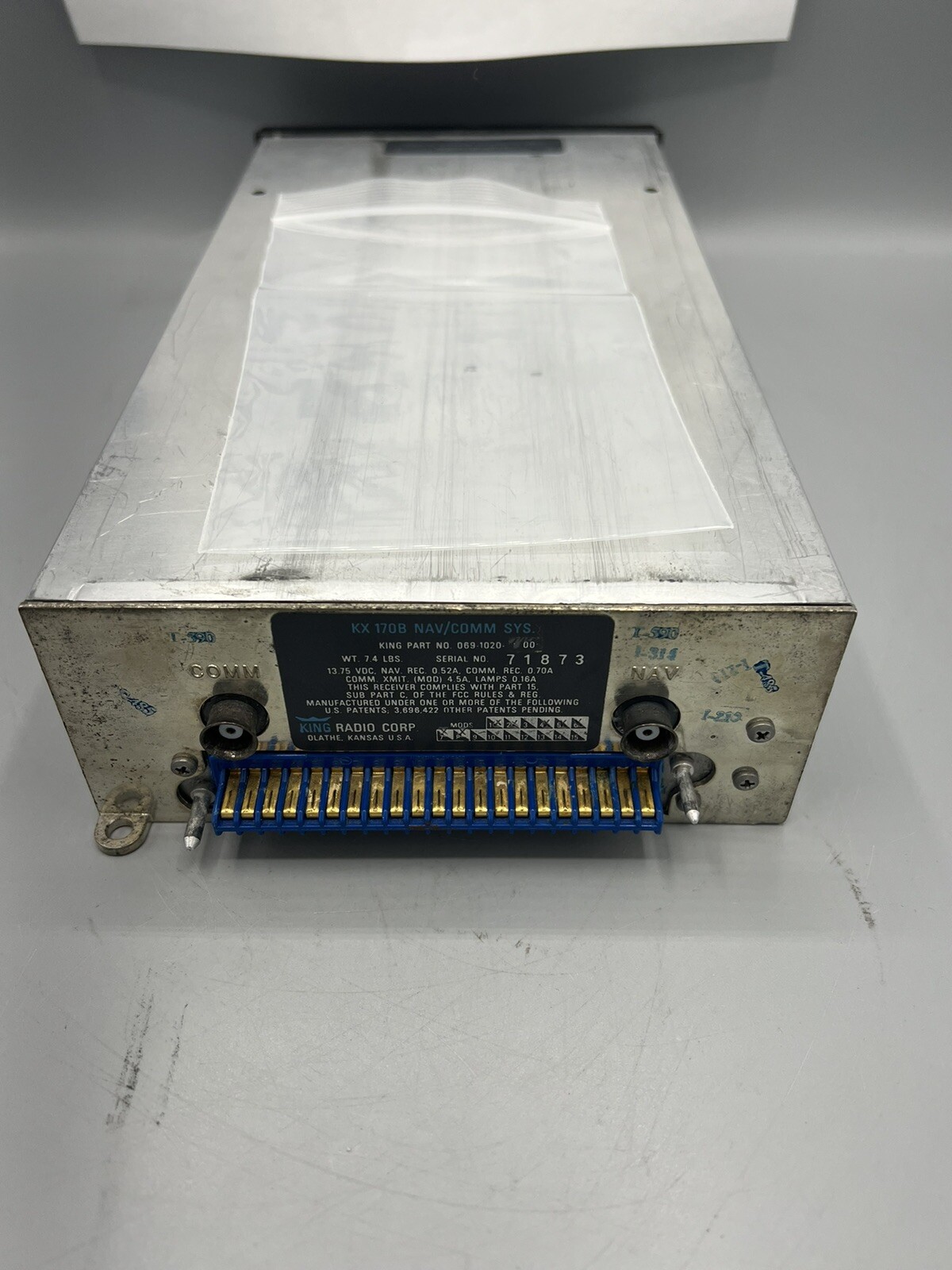 King KX-170B Nav/Com Receiver for sale online | eBay