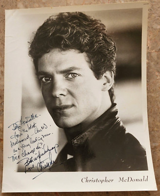 Christopher McDonald SIGNED Photo Movie Actor Grease 2 Happy Gilmore ...