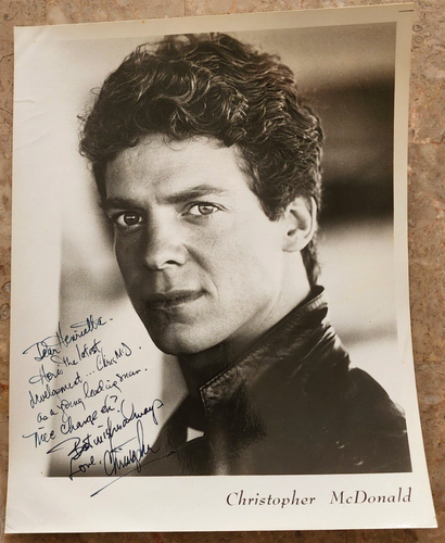Christopher McDonald SIGNED Photo Movie Actor Grease 2 Happy Gilmore ...