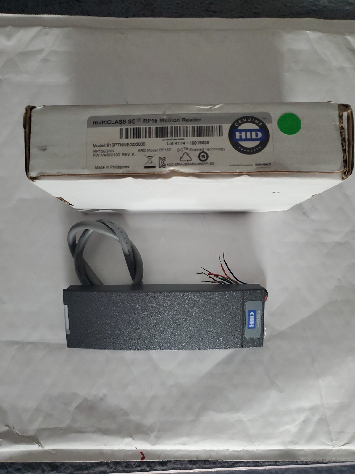 HID Multiclass Card Reader (RP15) Mullion mount - gray cover. | eBay