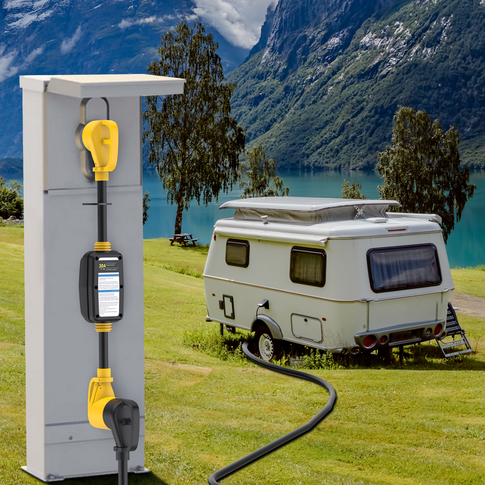 30 Amp RV Surge Protector LED Indicator Light for Camper Trailer ...