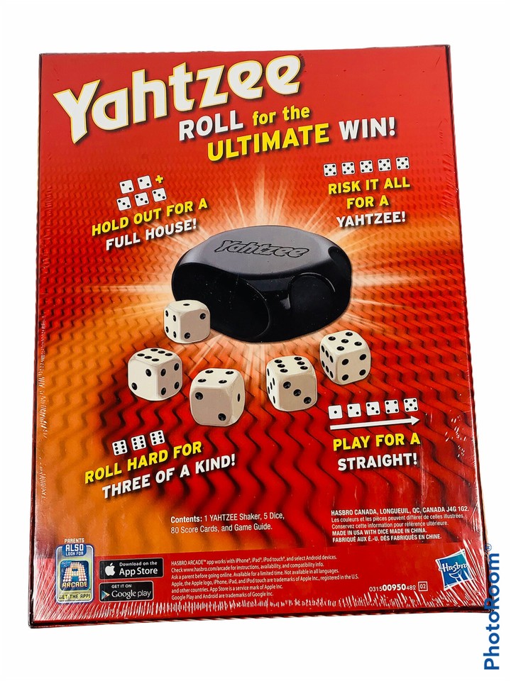 🔥 Yahtzee • Classic Dice Board Game • Hasbro • New • Free Shipping ...