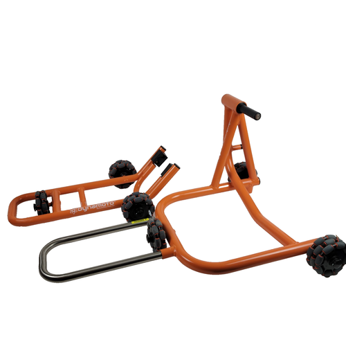 Dynamoto Motorcycle Stand Set 4 bikes w Single-Sided Swingarms & Hollow ...