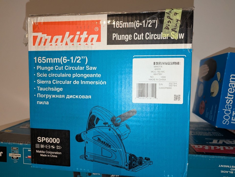 Makita SP6000 165mm (6-1/2") Plunge Cut Circular Saw NIB CIB - Track ...