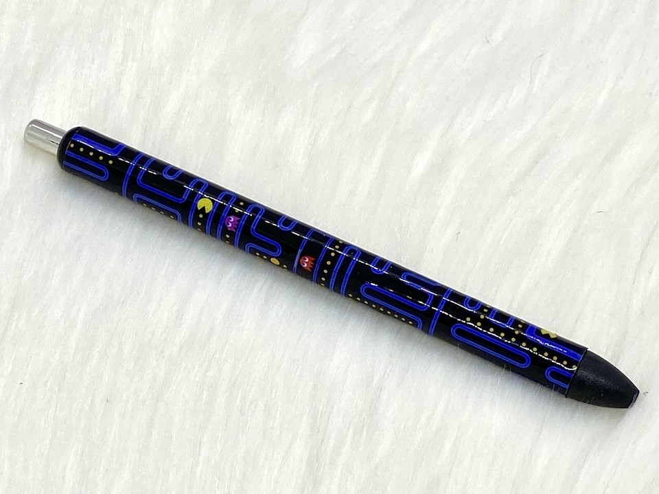 custom pac-man design refillable gel pen | eBay