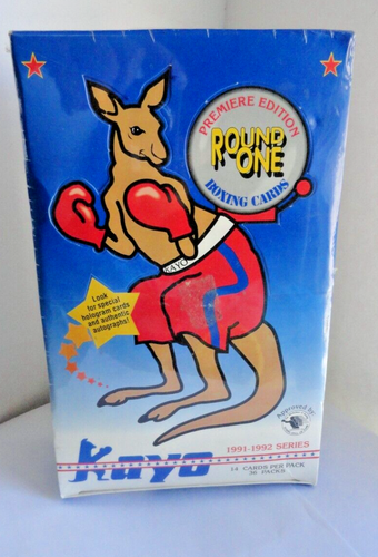 1991-1992 Series Kayo Boxing Cards Sealed Box of 36 packs Premier ...