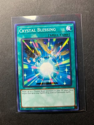 Yugioh - Crystal Blessing (Common) (1st Edition) - SDCB-EN021 (P) | eBay