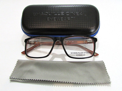 Shaquille O'Neal Eyewear Shaq 149Z 219 Black/Brown Eyeglasses Rx-Able ...