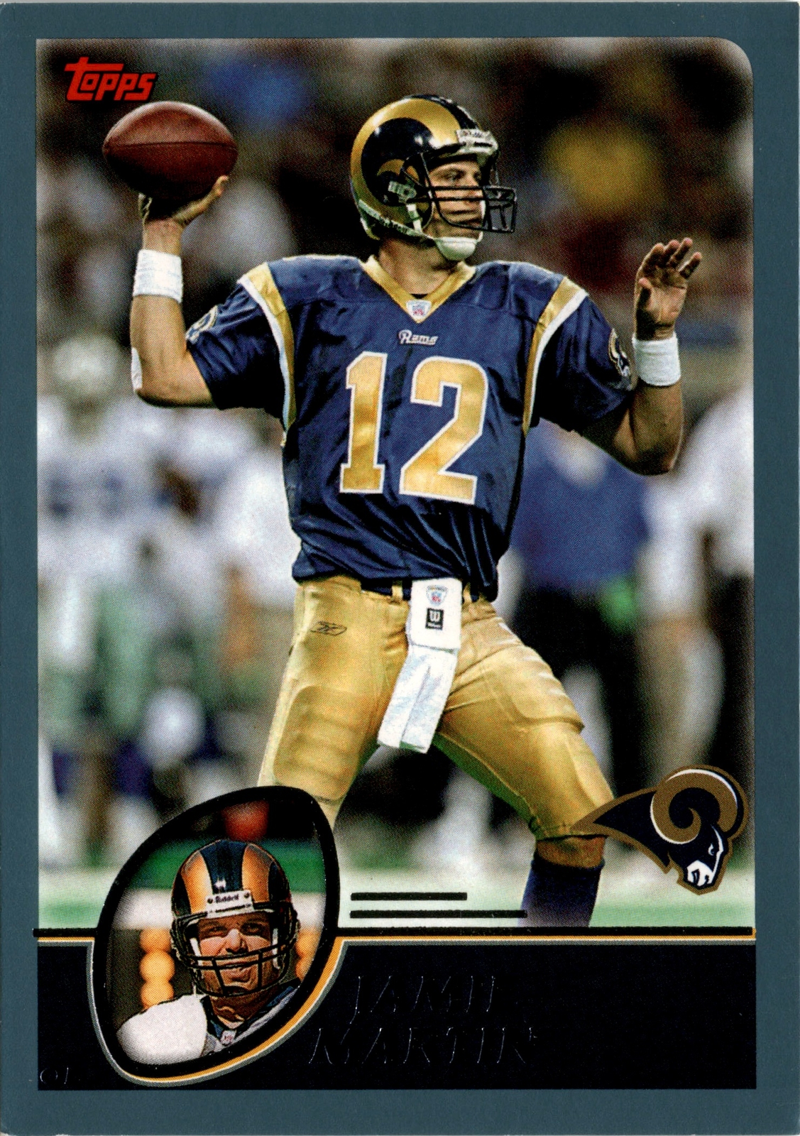 2003 Topps #20 Jamie Martin ST Louis Rams | eBay
