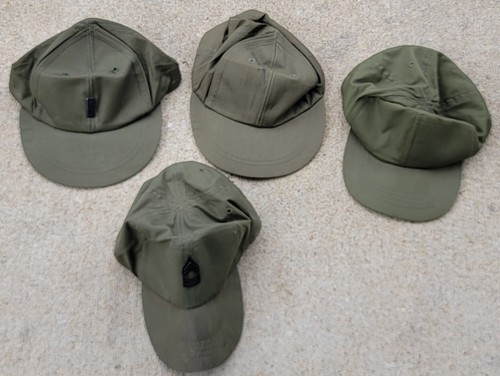 4 Original Vietnam War US Army OD Green Baseball Caps | eBay
