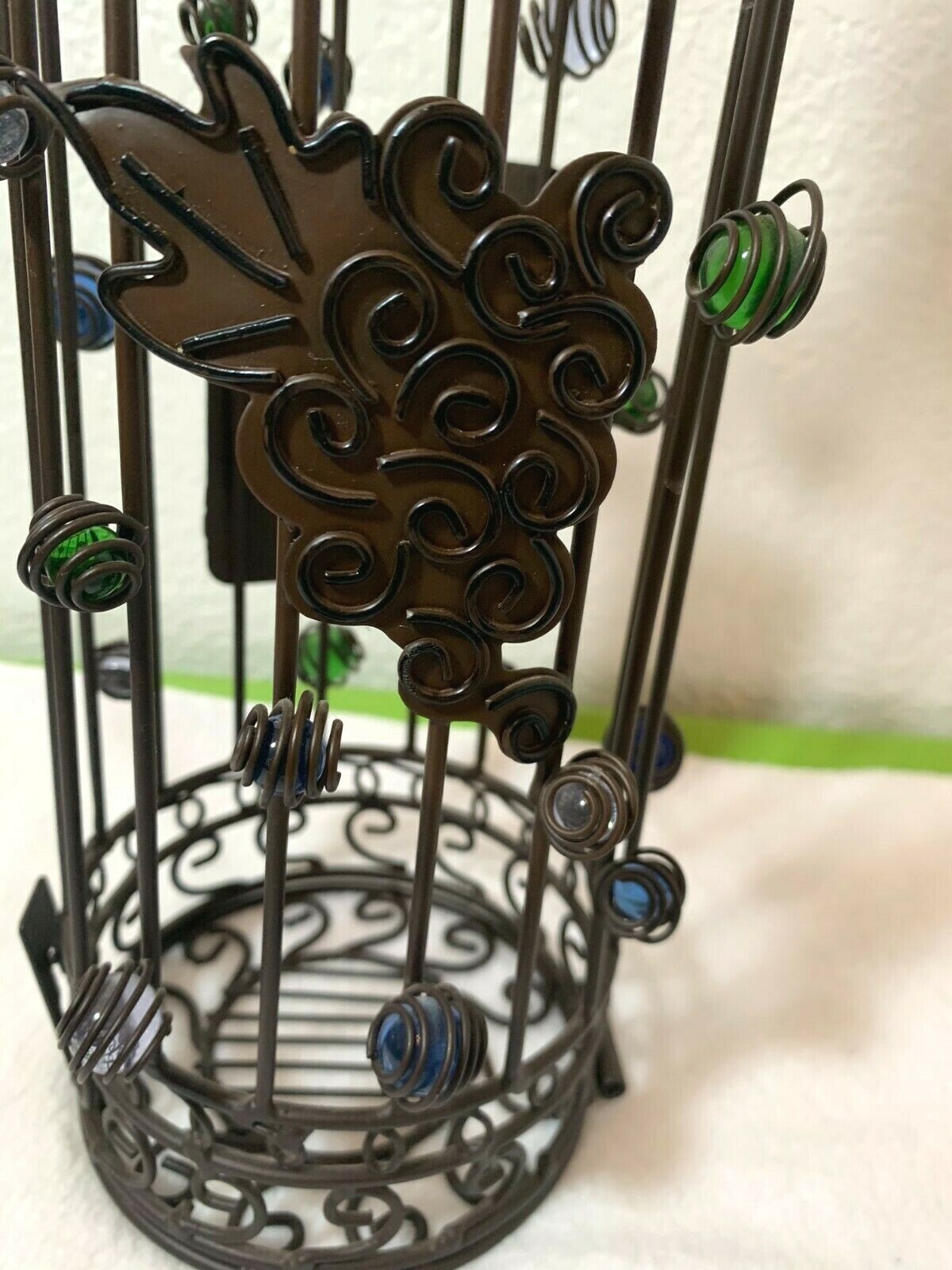 Wine Bottle Cork Cage--Elegant Display Cork Holder Perfect for Bar ...