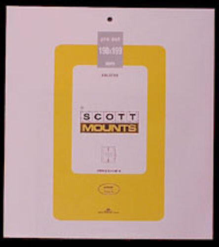Scott/Prinz Pre-Cut Souvenir Sheets Small Panes Stamp Mounts 190x199 ...