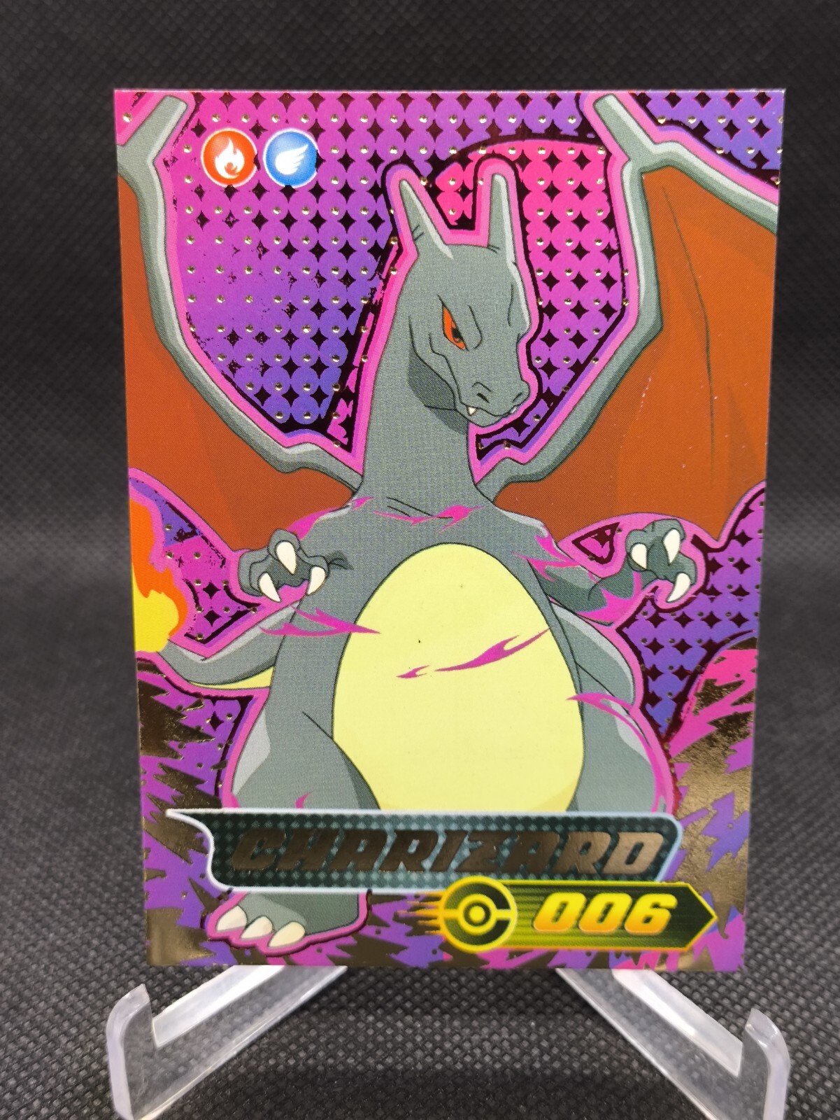 Dark Charizard 6 2024 Blue Pokedex Card Vol3 Flash Edition #1 Limited ...