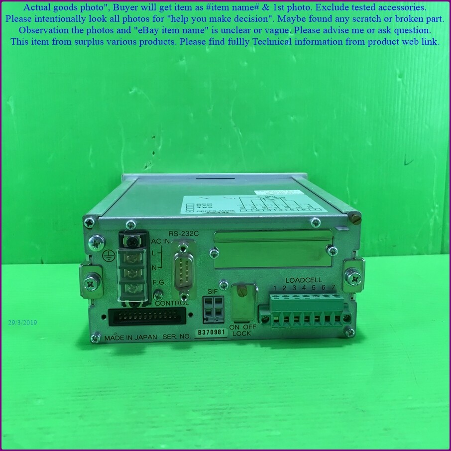 UNIPULSE F701-C, Weighing Controller as photo, sn:2.02, DHLtoUS. | eBay