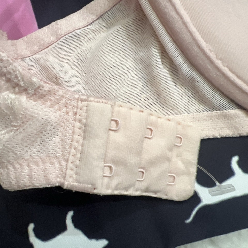 Victoria’s Secret Bra 34DD Angels Lined Demi 34DD Lace pink Great ...