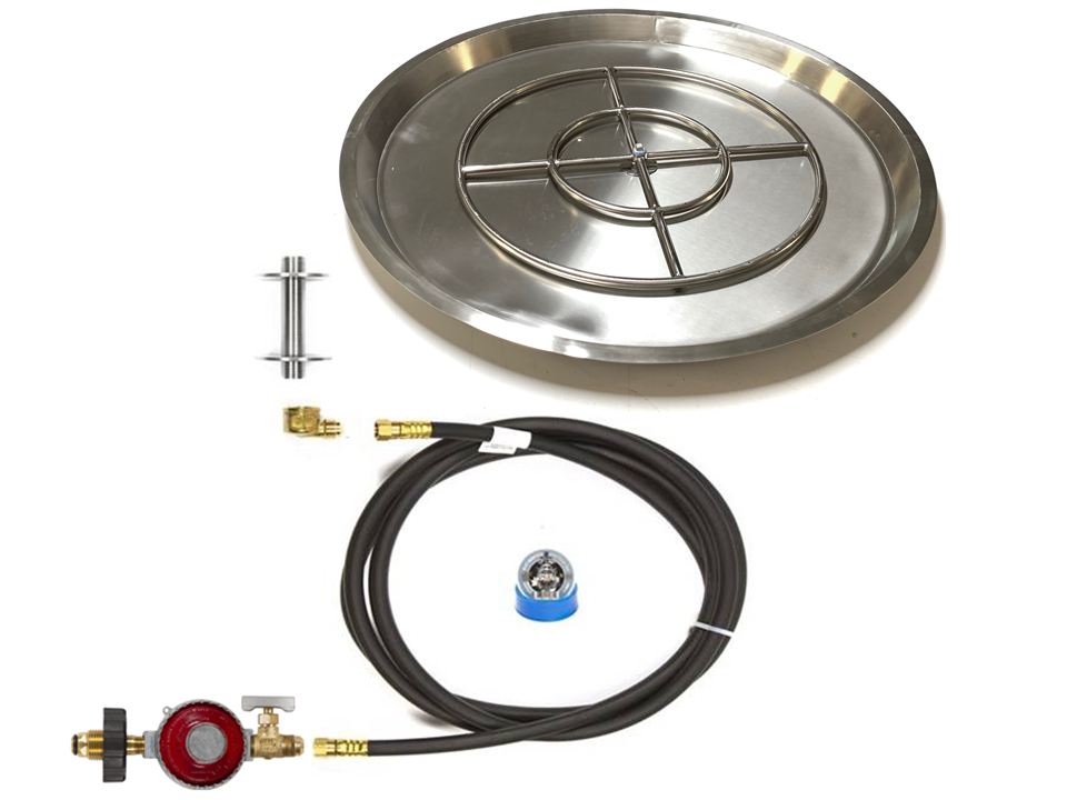 Create Your Own Gas Fire Feature w/ a Basic Complete Kit - Choose ...