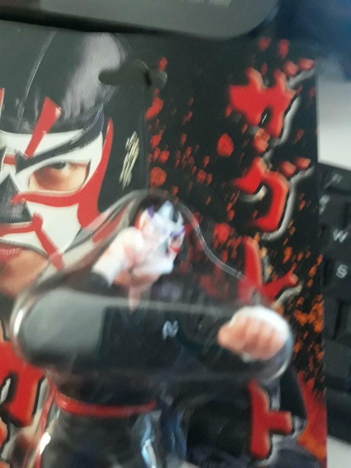 CharaPro Japanese Wrestling Great Sasuke Silver Mask Hasbro New Japan ...