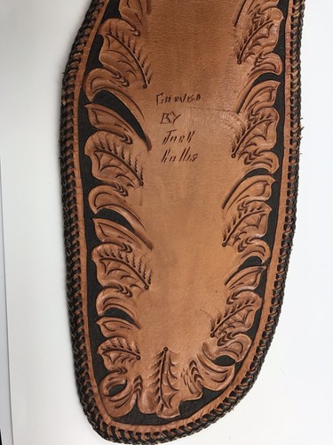 Jack Callis Floral Carved Leather Holster 5.5" Colt SAA Tooled LH 11192 ...