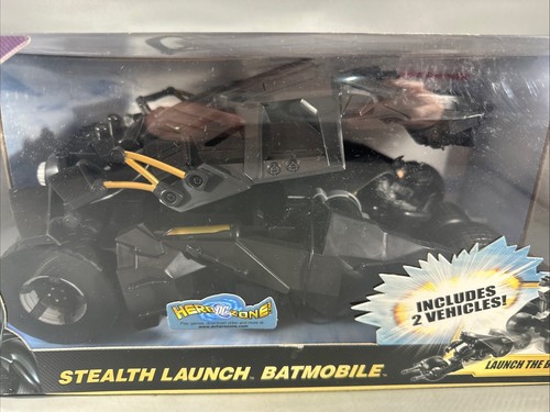 Dark Knight Batman Stealth Launch Batmobile & Bat Pod In Original Box ...