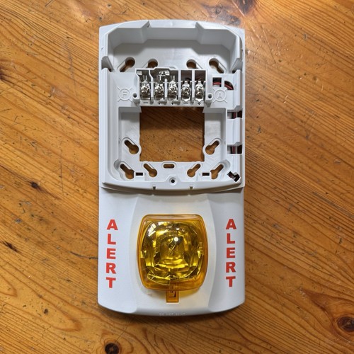 System Sensor SEP-SW Strobe Expander Plate ALERT w/Amber Strobe TESTED ...