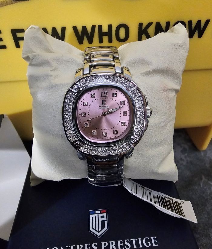 Womens Montres Prestige MPW-0204 By Invicta Stunning Pink Dial NEW in ...
