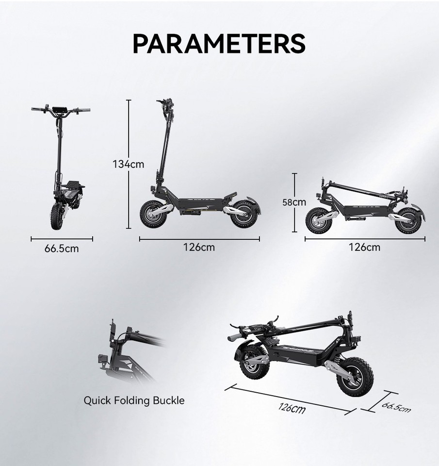 900W Electric Scooter for Adult 31MPH 48V/13.5AH Battery Folding Fast ...